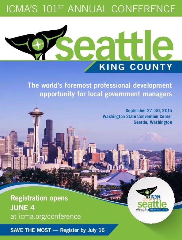 2015 ICMA Annual Conference Preliminary Program | icma.org 2015 ICMA Annual Conference Preliminary Program | icma.org